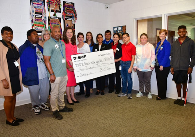 BASF Donates to SCSDB | SC School for the Deaf and the Blind Foundation